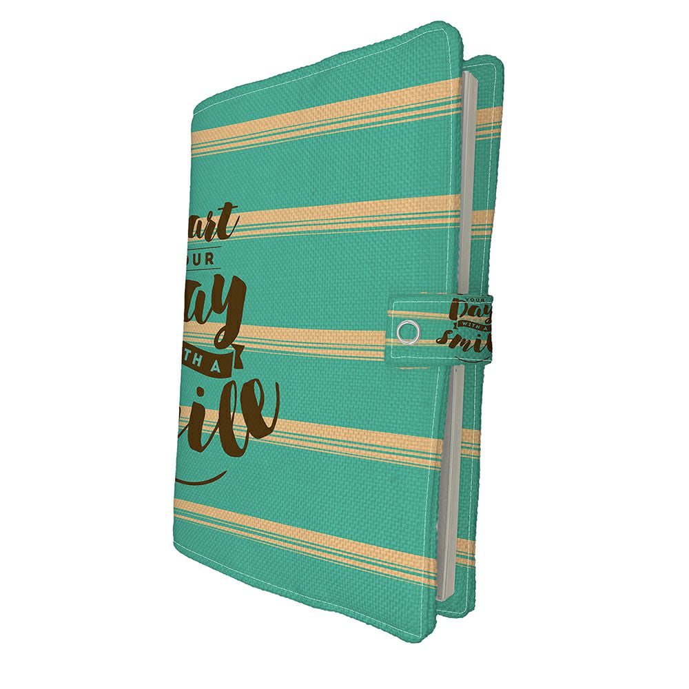 ECZJNT Start Your Day Smile Positive Inspirational Quote Book Cover ...