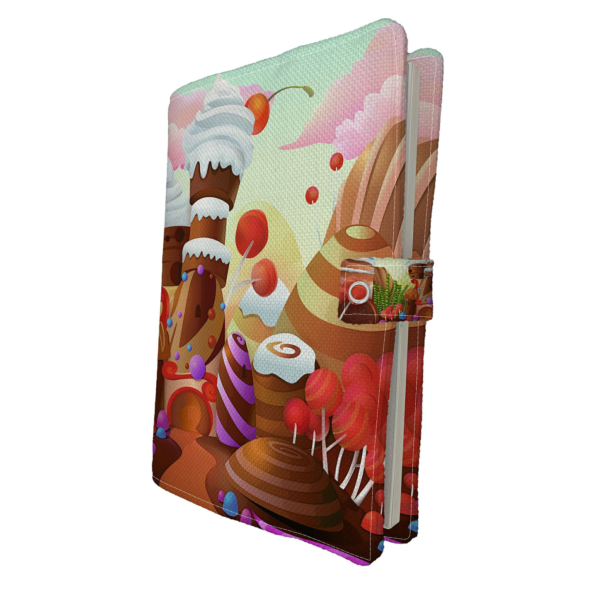 ECZJNT Sweet Cartoon Candy Ice Cream Book Cover Book Protector Book ...