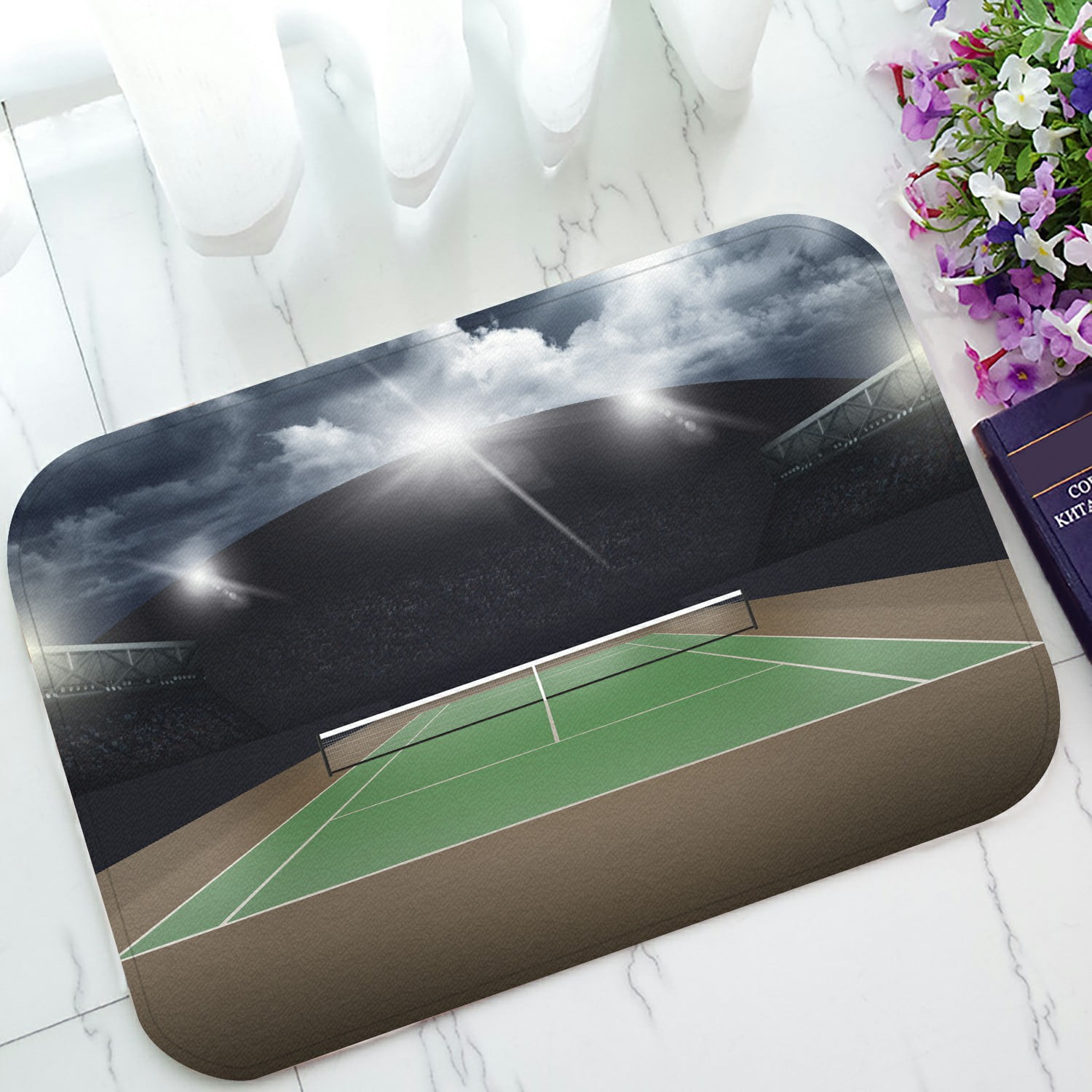 ECZJNT Tennis Court Doormat Bath Mat Rug Entrance Rug Floor Mats 23 ...