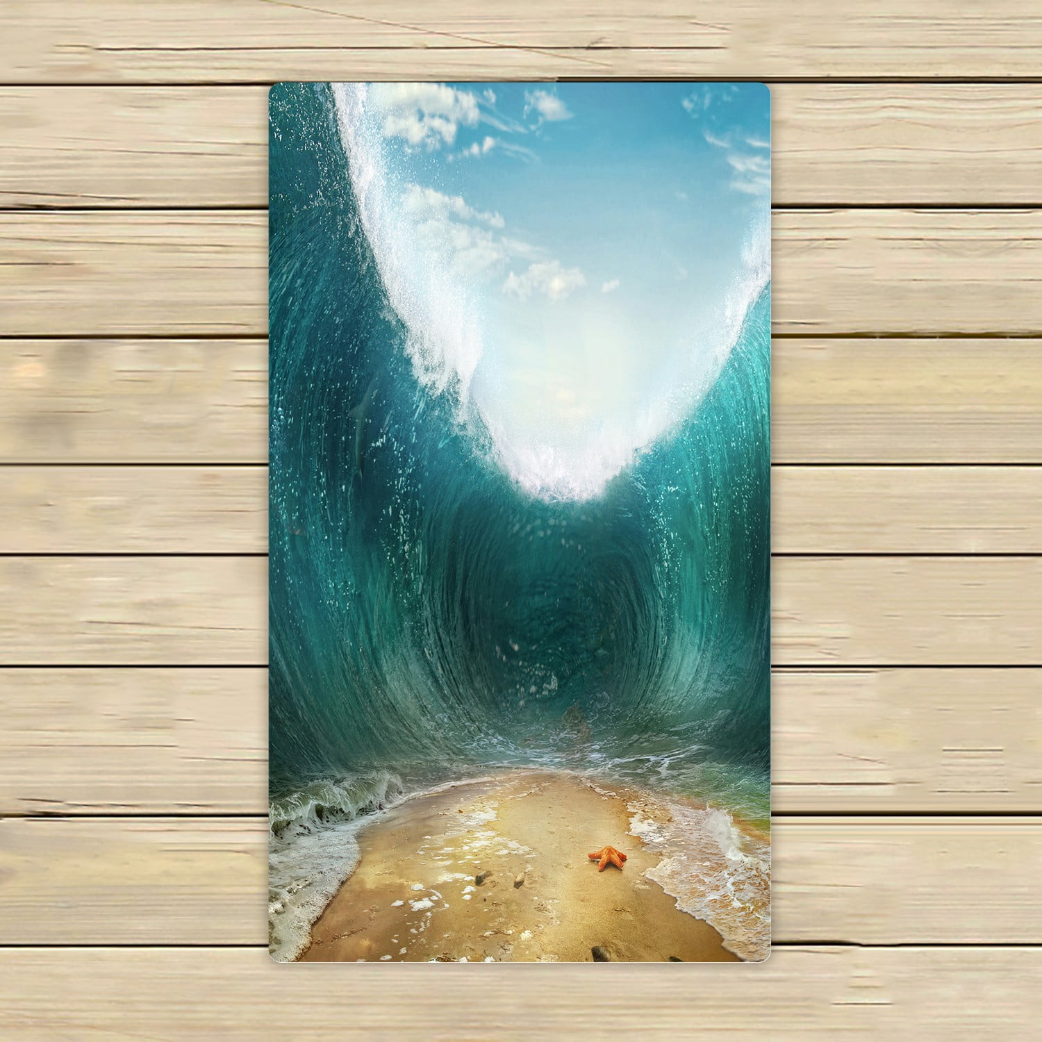 ECZJNT The seas are being parted Beach Bath Towels Shower Towel For ...