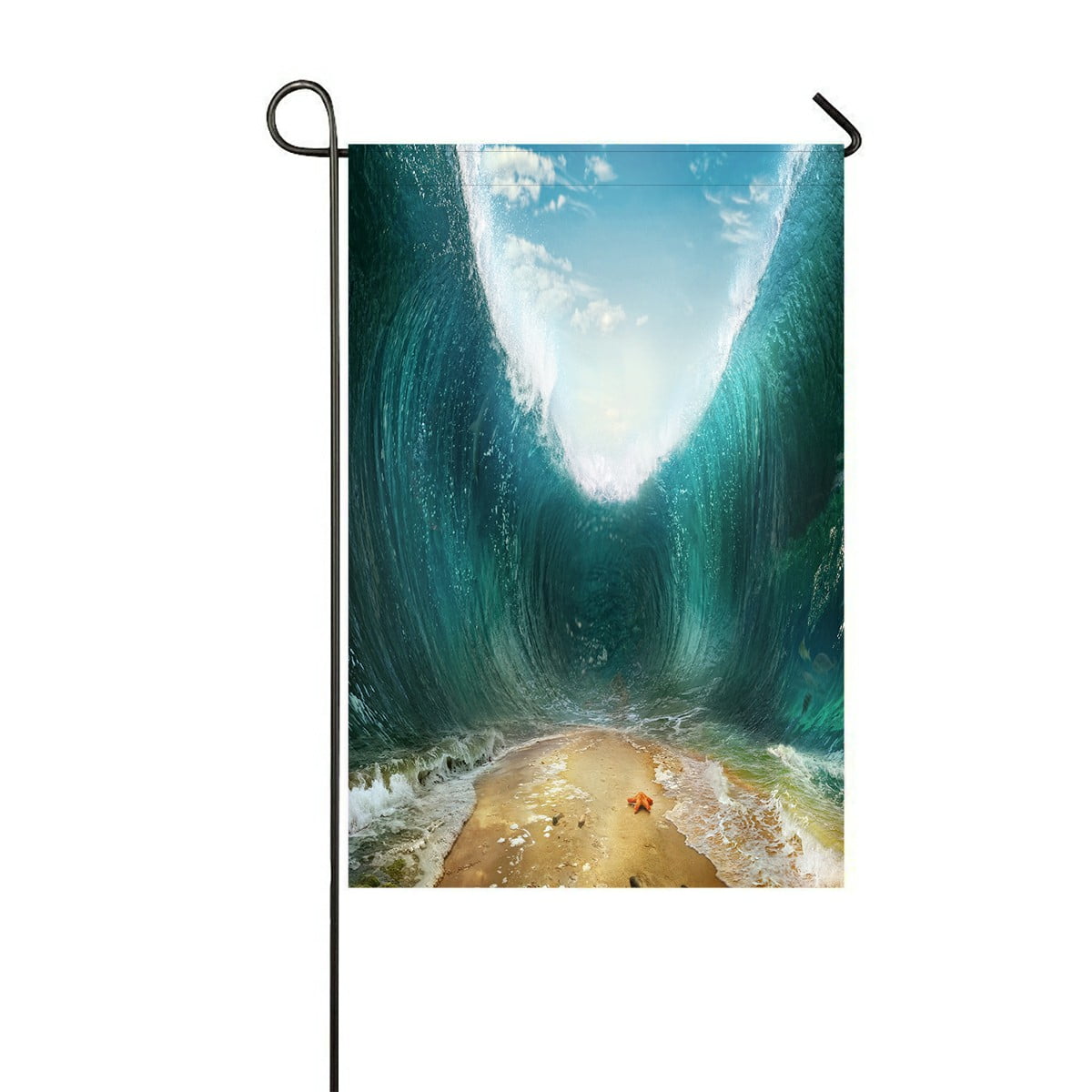 ECZJNT The seas are being parted Outdoor Flag Home Party Garden Decor ...