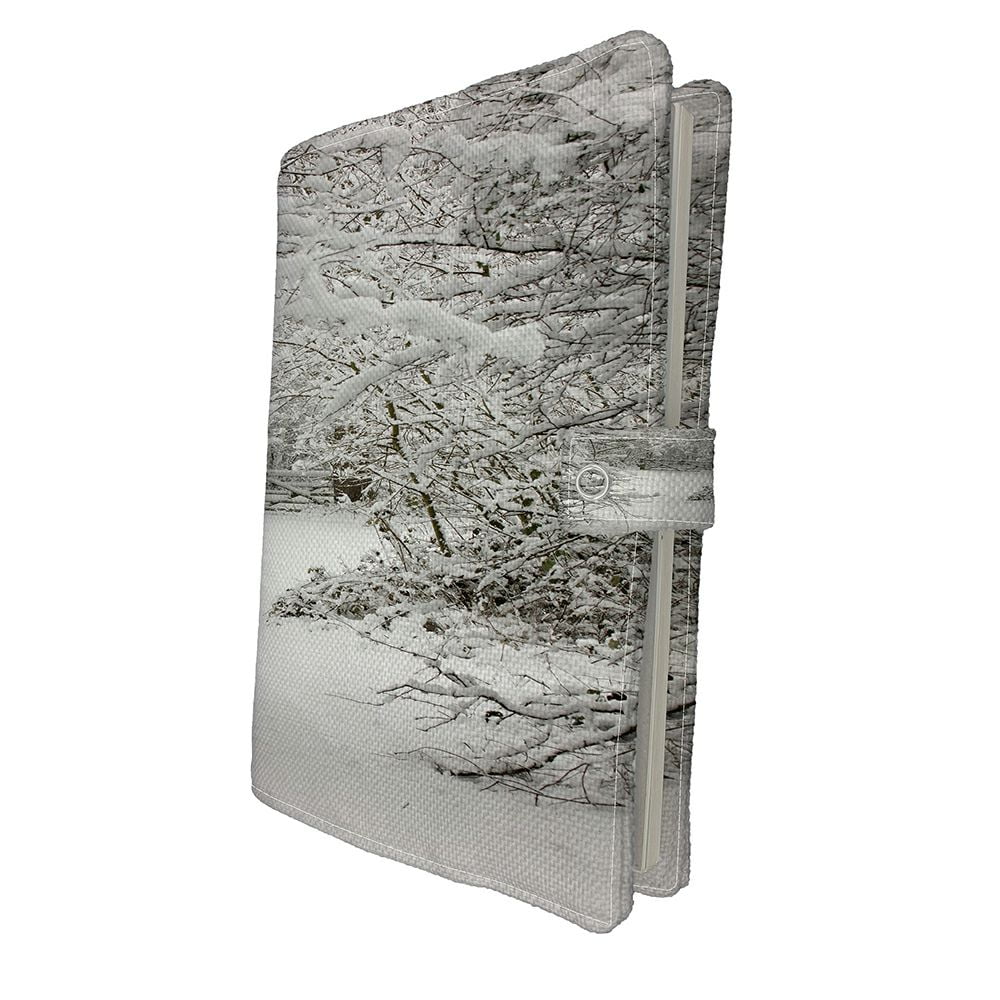 ECZJNT Trees In Snow Book Cover Book Protector Book Sleeve Book Pouch ...