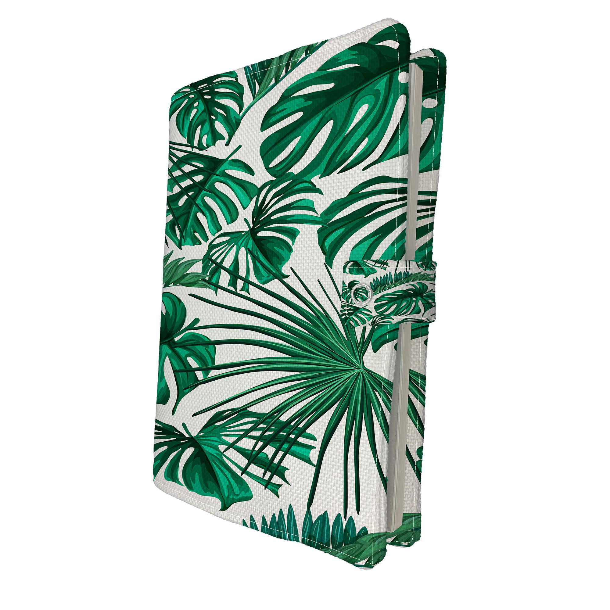 ECZJNT Tropical Palm Leaves Book Cover Book Protector Book Sleeve Book ...