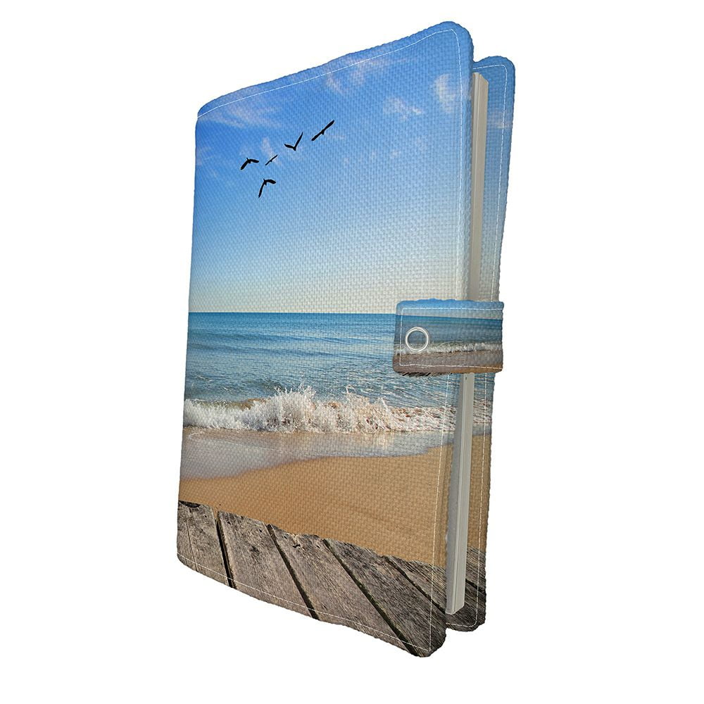 ECZJNT Tropical Sea Brown Seagulls Book Cover Book Protector Book ...