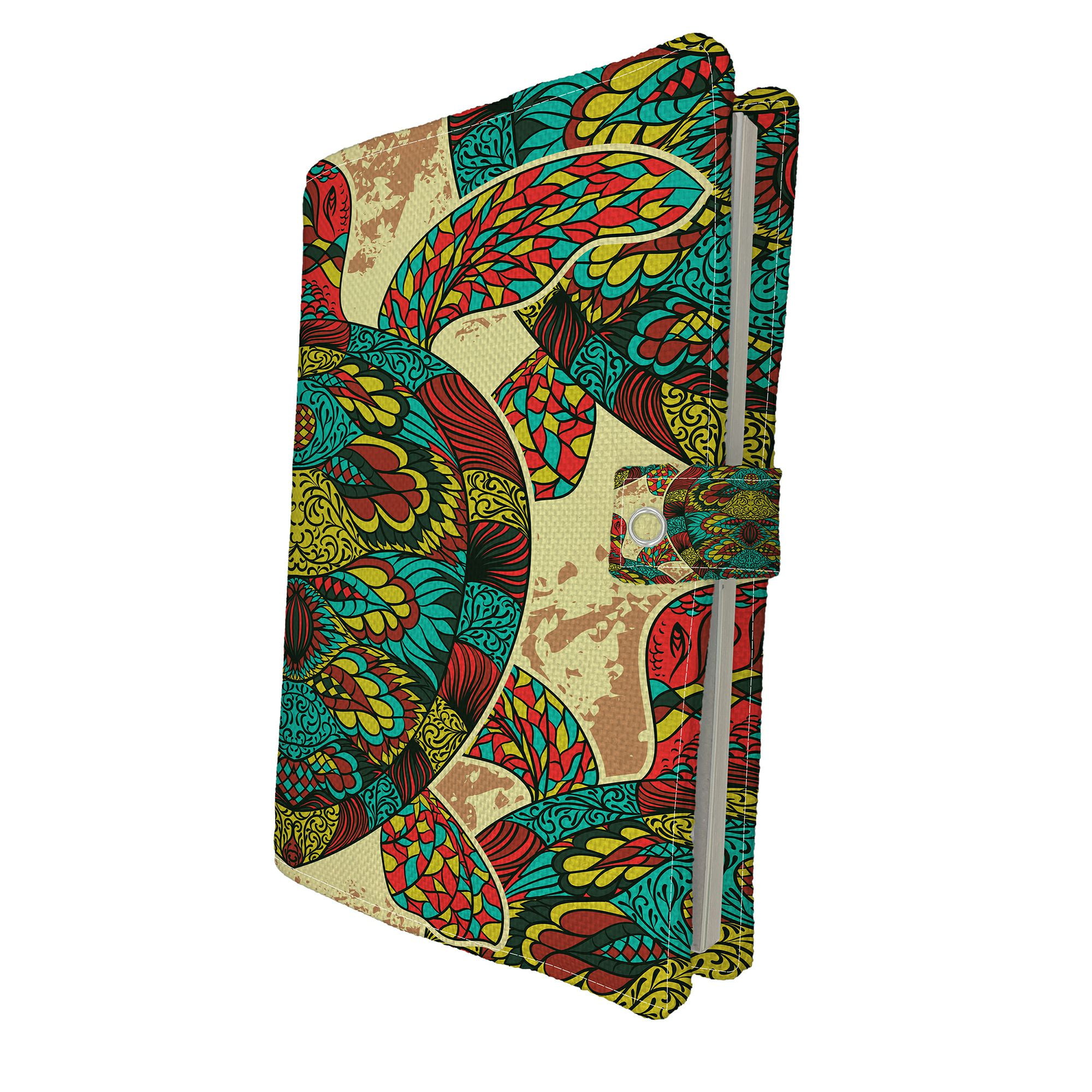ECZJNT Turtle Decorated Vintage Colorful Book Cover Book Protector Book ...