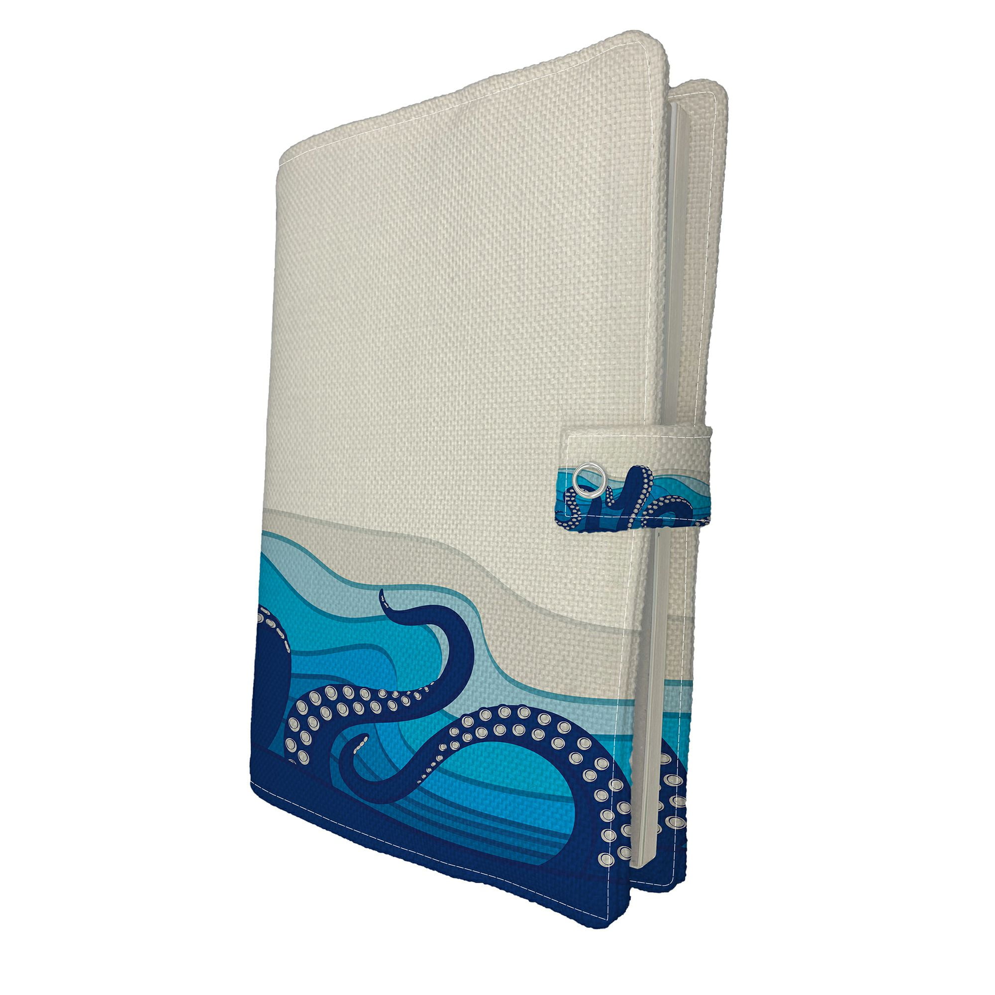 ECZJNT Underwater Octopus Tentacles Space For Text Book Cover Book ...