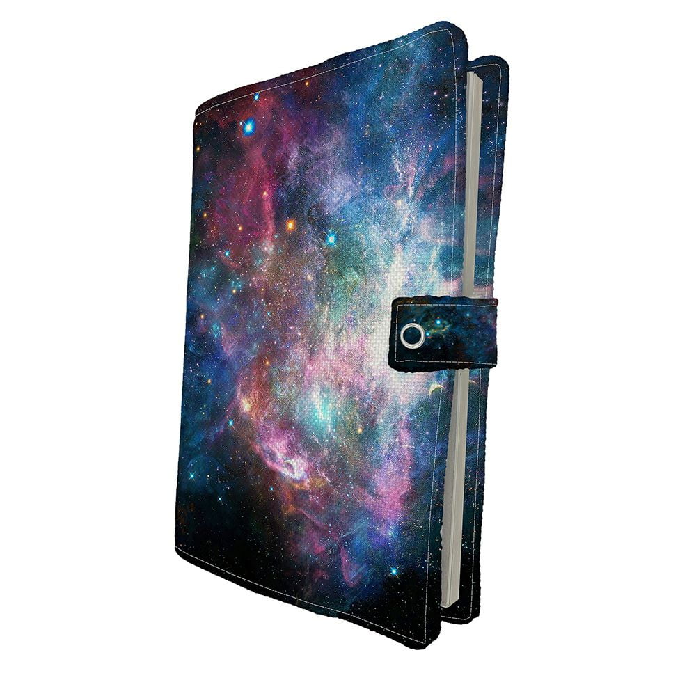 ECZJNT Universe Filled Stars Nebula Galaxy Book Cover Book Protector ...