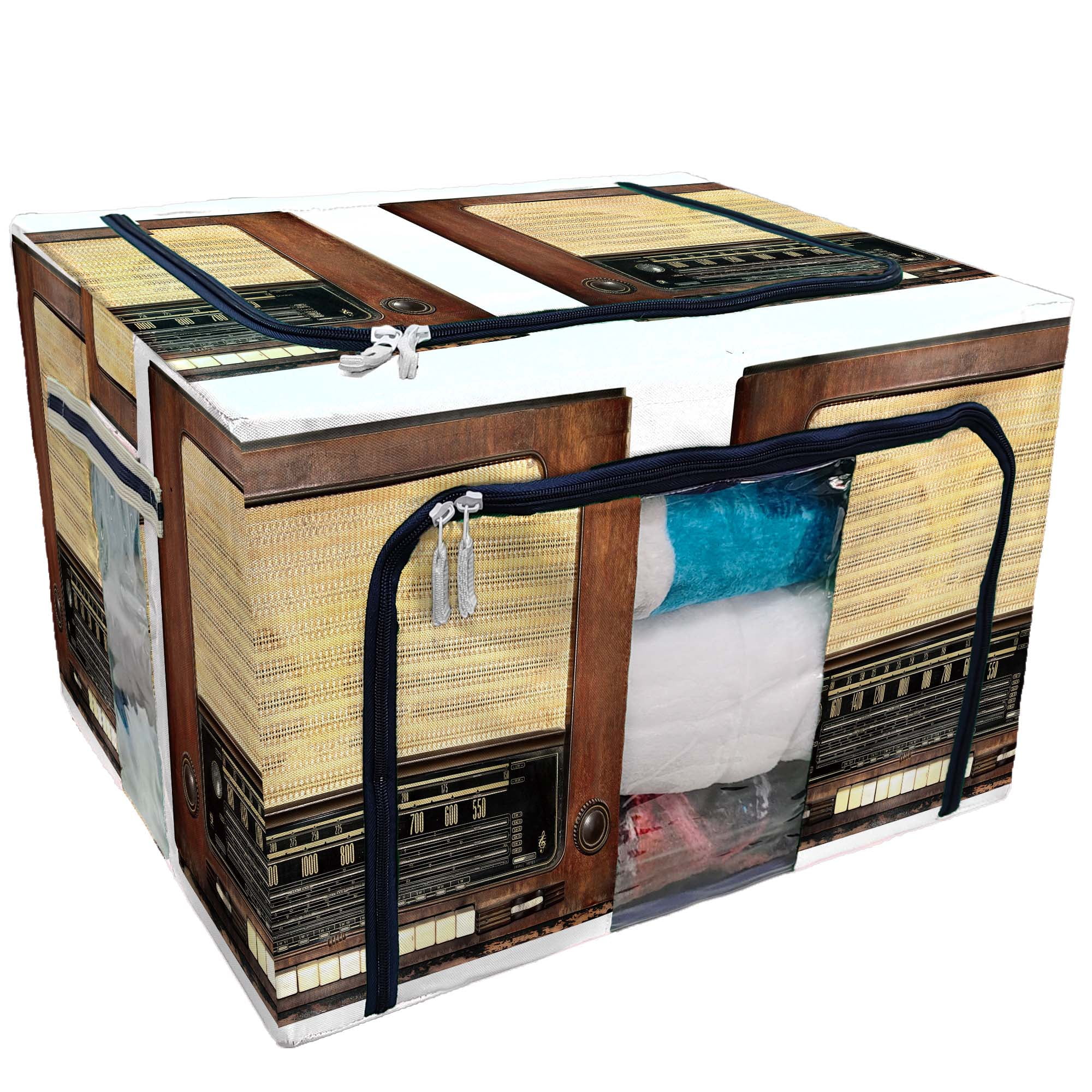 ECZJNT Vintage tube radio receiver world war model white working path ...