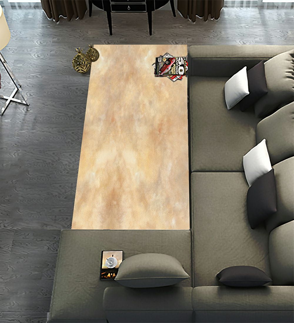 ECZJNT Wall Stucco Texture Runner Rug 2.6 x 10ft Long Area Rug Carpet ...