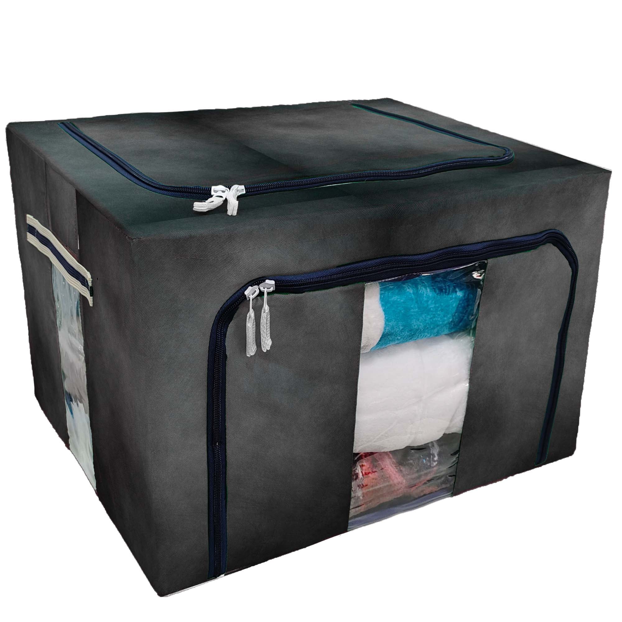ECZJNT abstract old black vignette border frame Storage Bag Clear ...