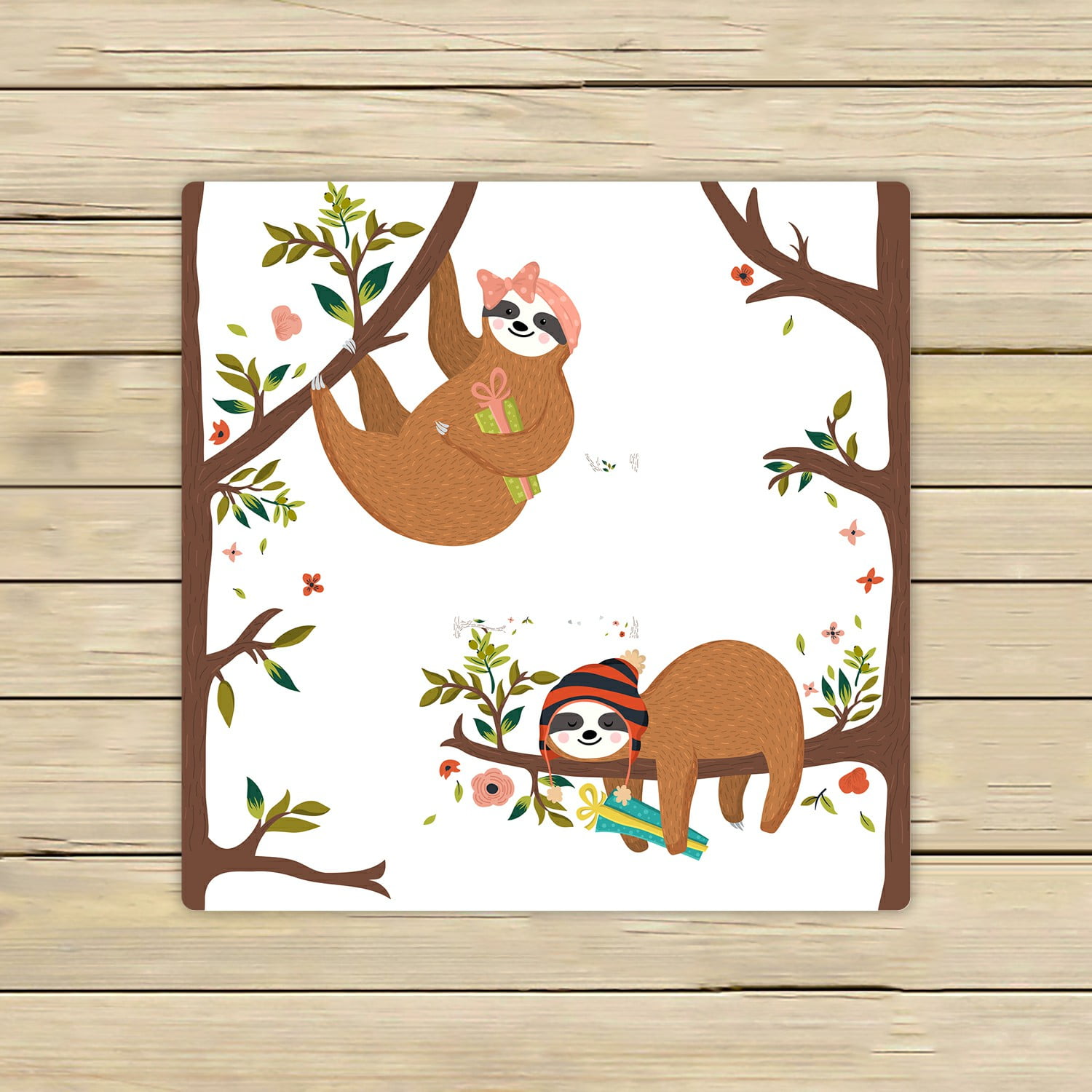 ECZJNT cute baby sloths Beach Bath Towels Shower Towel For Home Outdoor ...