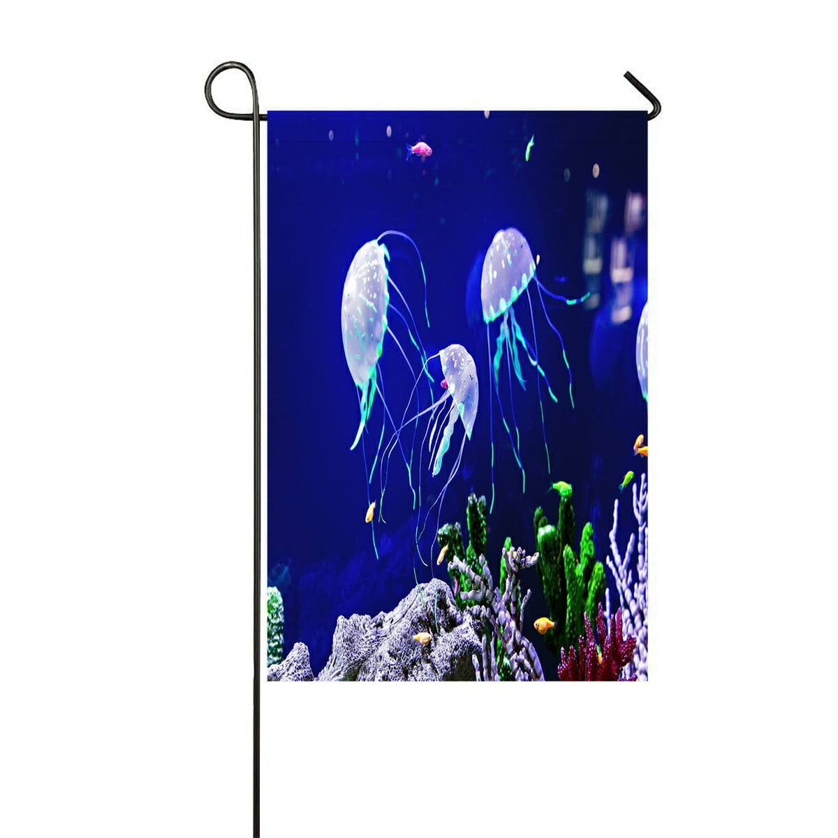 ECZJNT jellyfish medusa neon light fishes Aquarium ocean wildlife ...