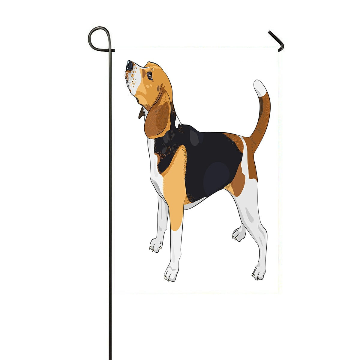 ECZJNT sketch dog Beagle breed Garden Flag Outdoor Flag Home Party ...
