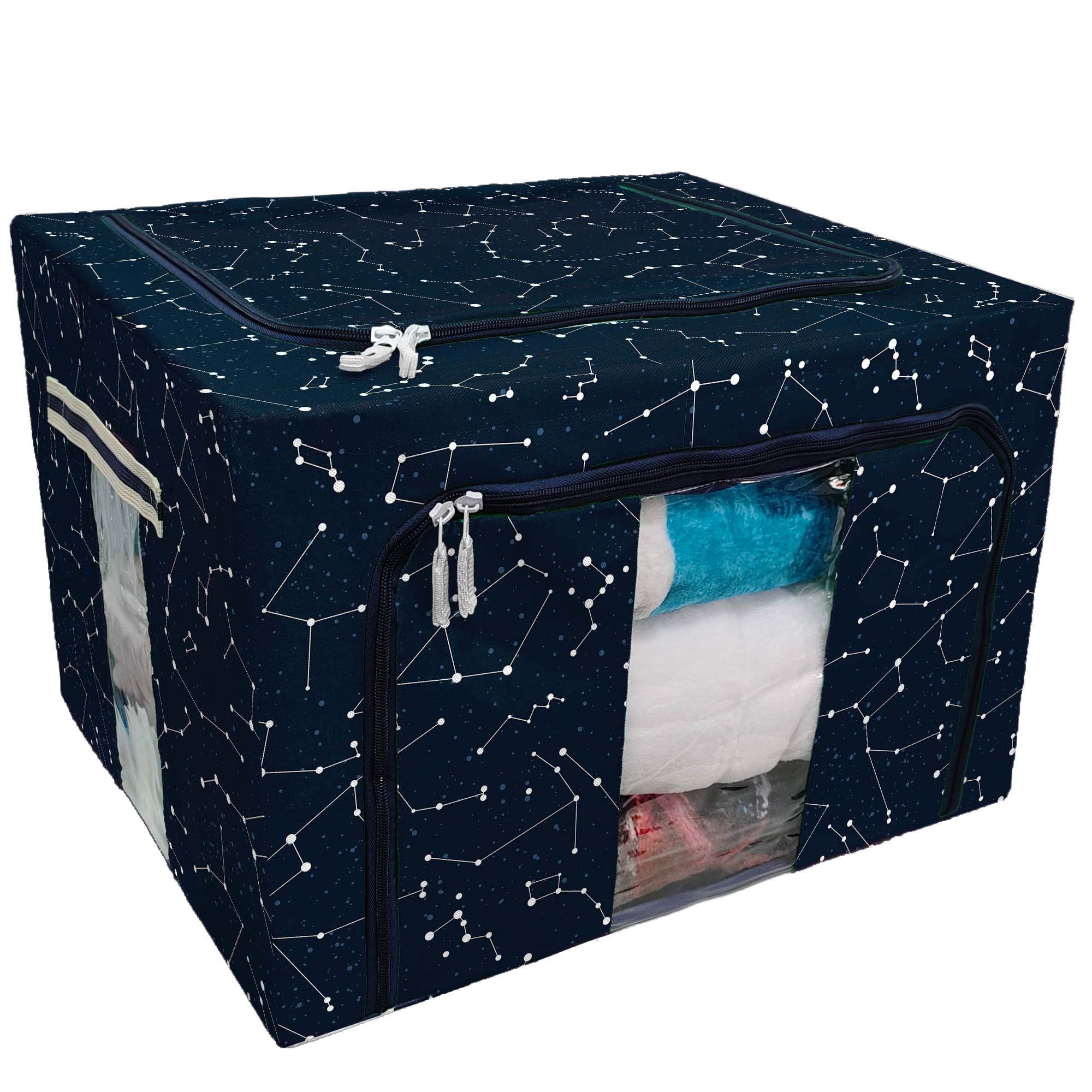 ECZJNT sky map constellations stars Storage Bag Clear Window Storage ...
