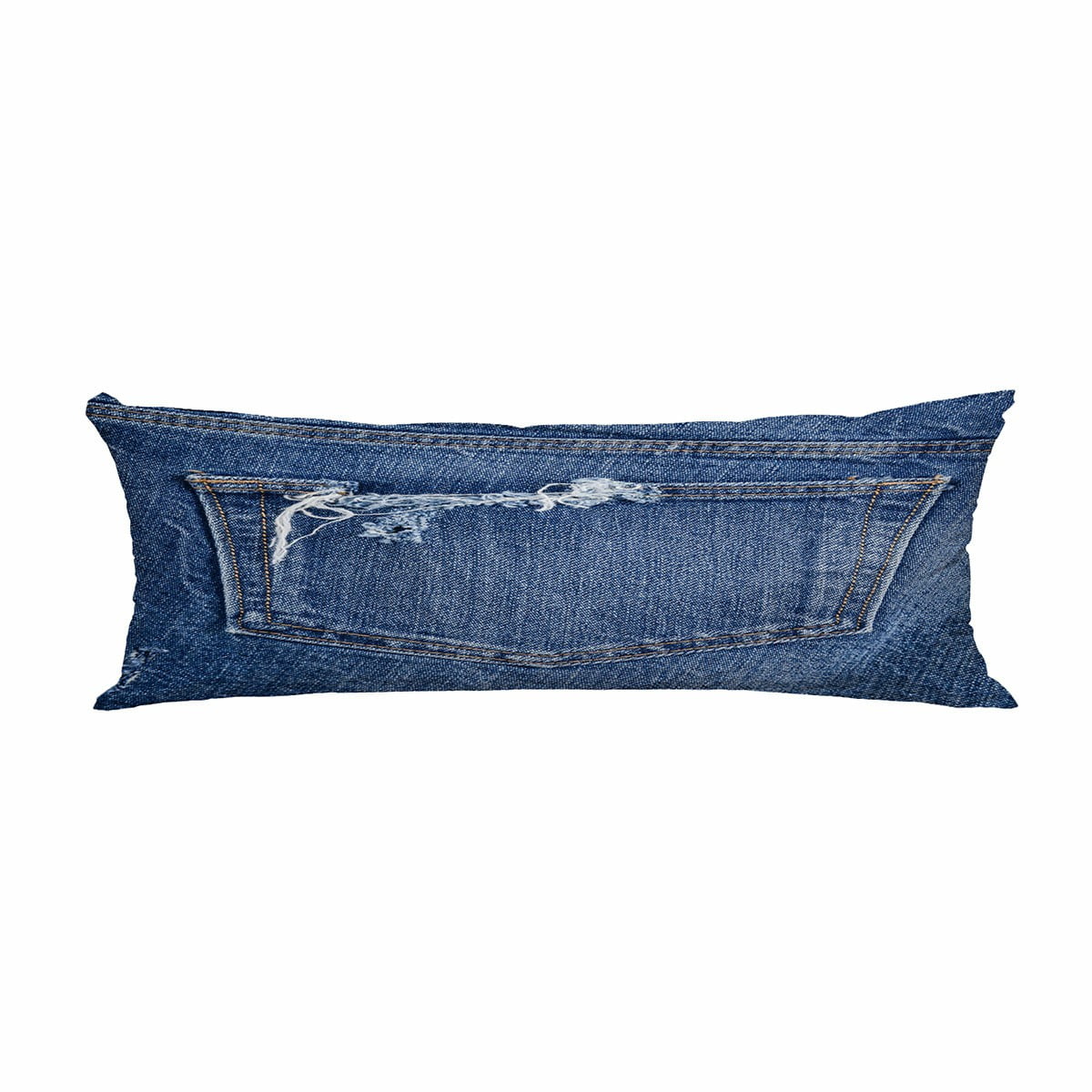 ECZJNT torn Jeans denim pocket Pillow Cover Body Pillowcase Pillow ...
