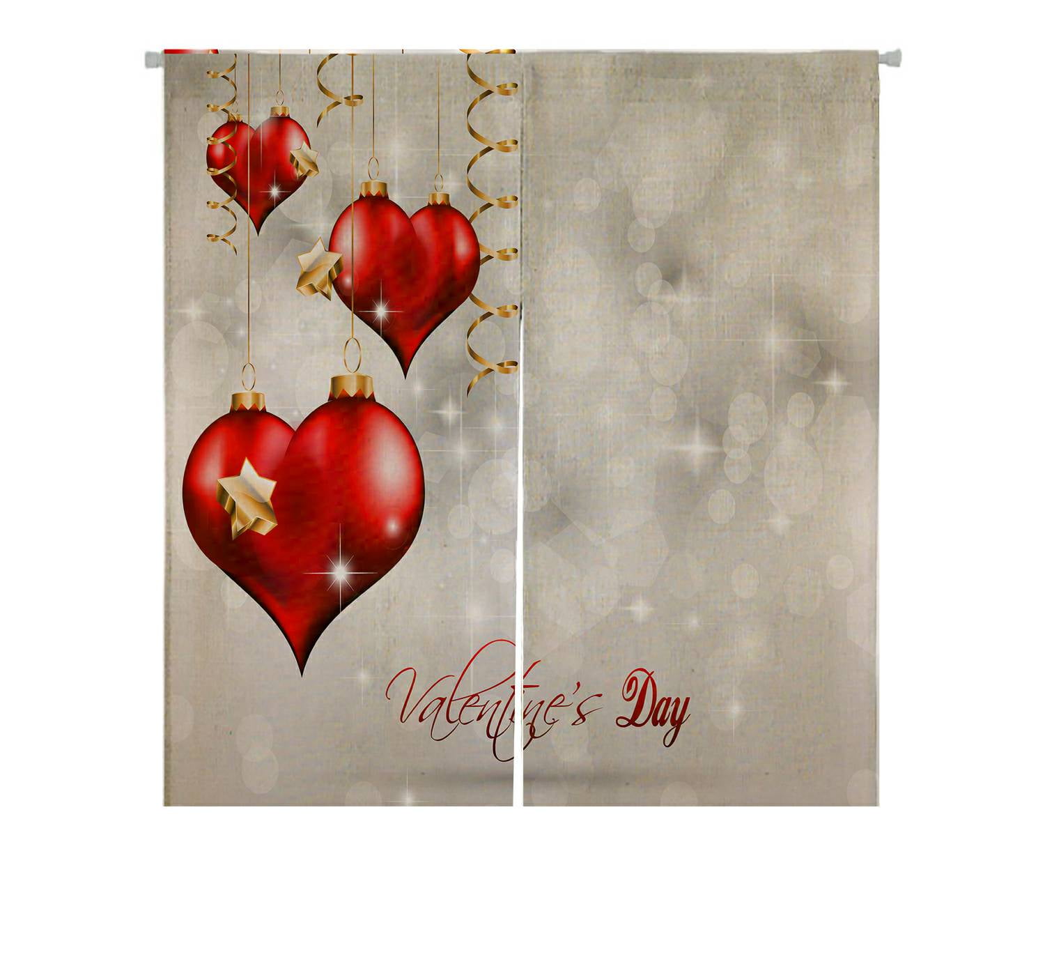 ECZJNT valentine's day glitter glossy red hearts flying air Japanese ...