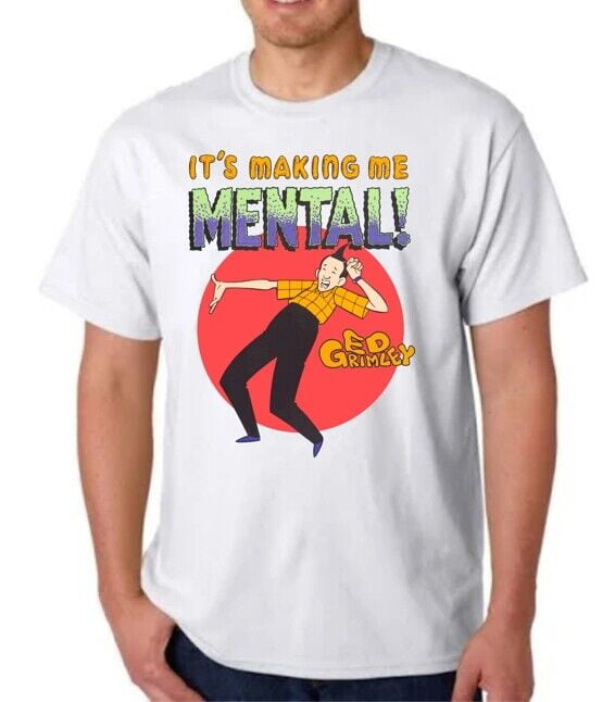 ED GRIMLEY T-SHIRT HANNA BARBERA CARTOON ANIMATION SNL MARTIN SHORT ...