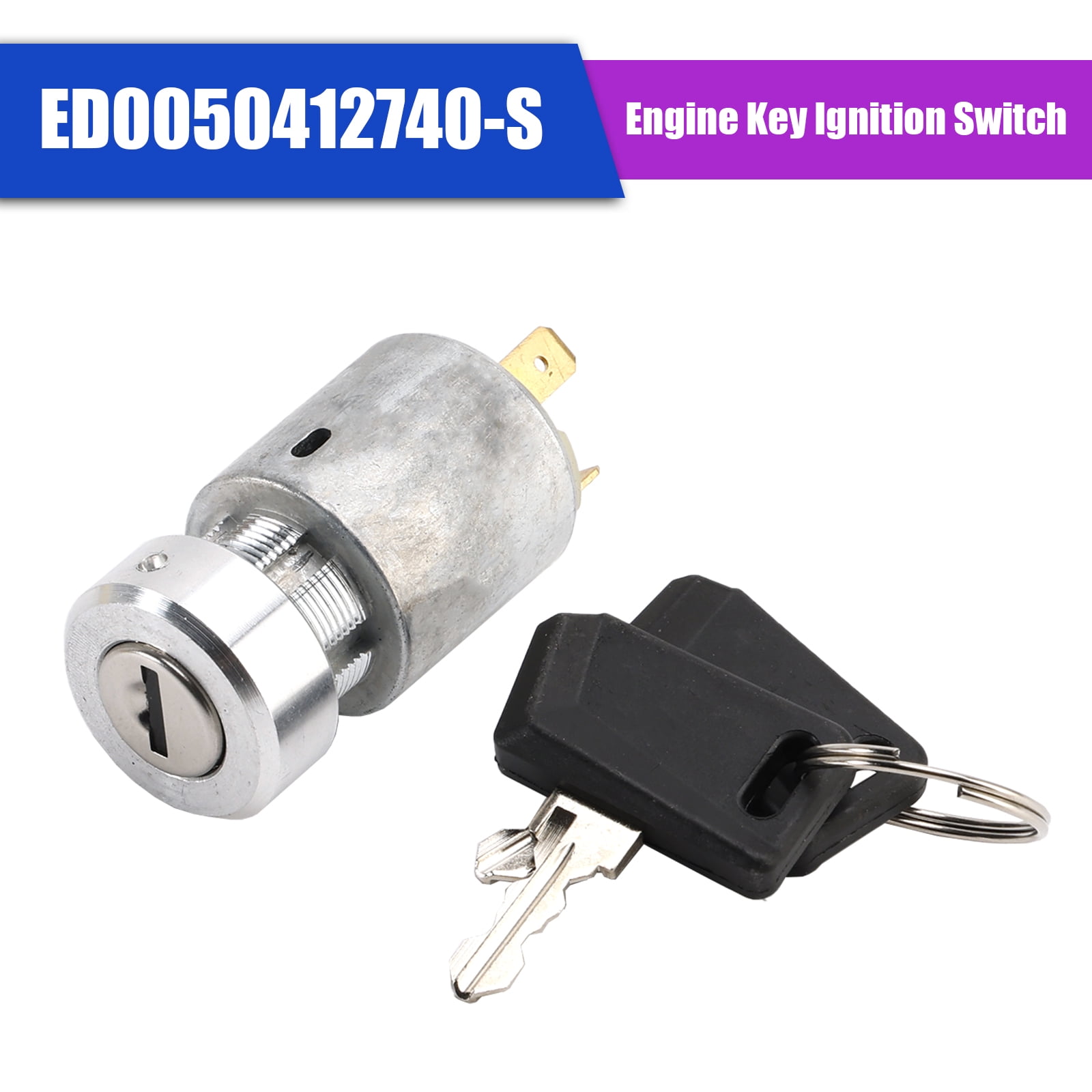 ED0050412740-S Engine Key Ignition Switch for Kohler Diesel Lombardini ...