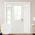 EDASCV-100% Linen Blackout Sidelight Curtains for Front Door, Side Door ...