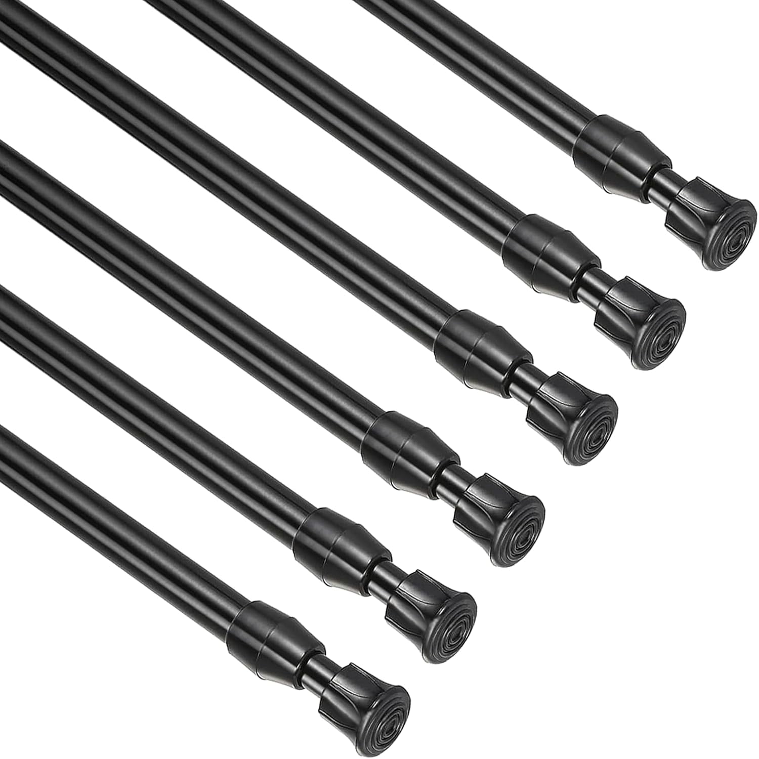EDASCV-6 Pack Cupboard Bars,Multi-Use Mini Curtain Rods 9.5-16 Inch ...