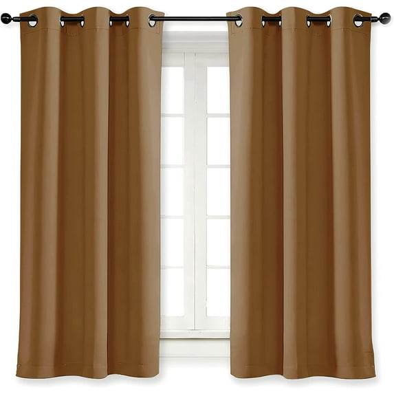 EDASCV-Blackout Curtain Blind for Bedroom, Single Panel, W34 x L63 ...
