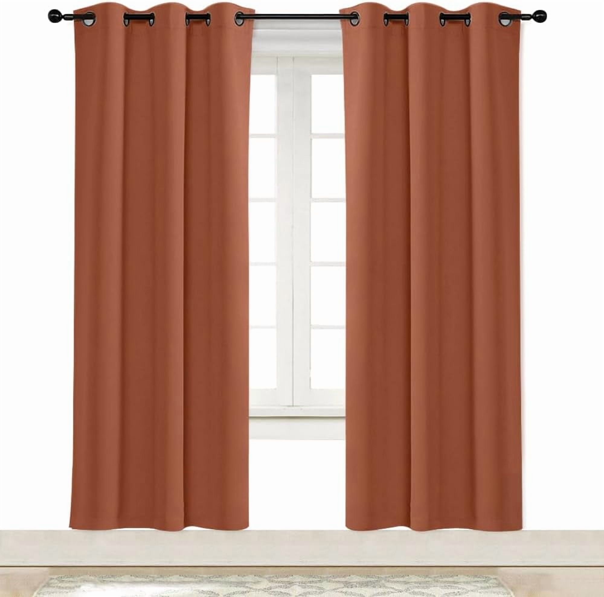 EDASCV-Blackout Curtain Blind for Bedroom, Single Panel, W34 x L72 ...