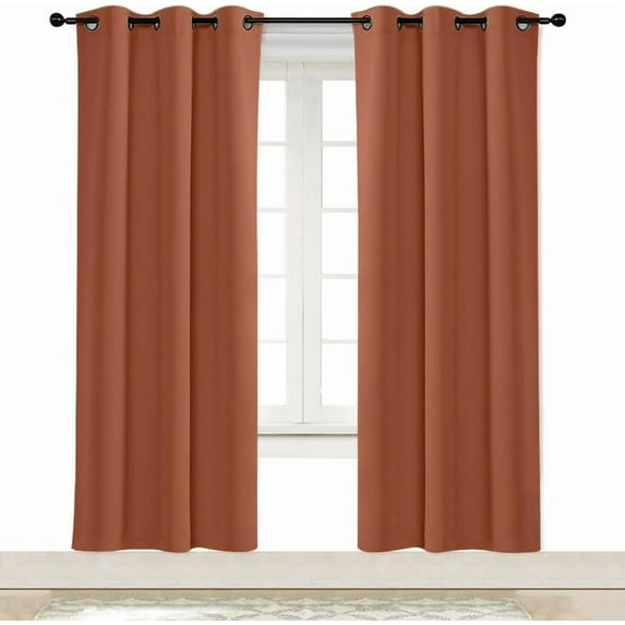 EDASCV-Blackout Curtain Blind for Bedroom, Single Panel, W34 x L72 ...