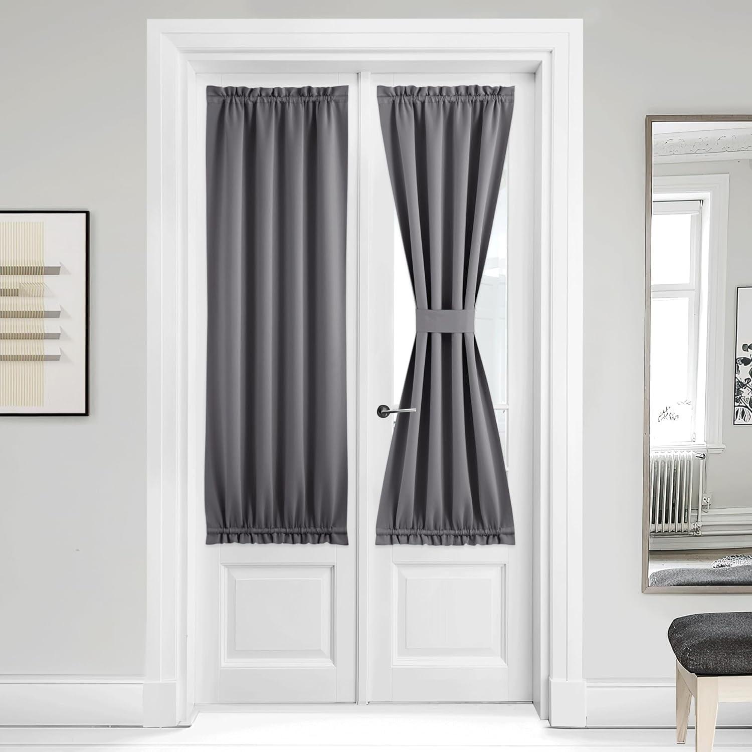 EDASCV-Blackout Door Curtains for Window Privacy Classroom Lockdown ...