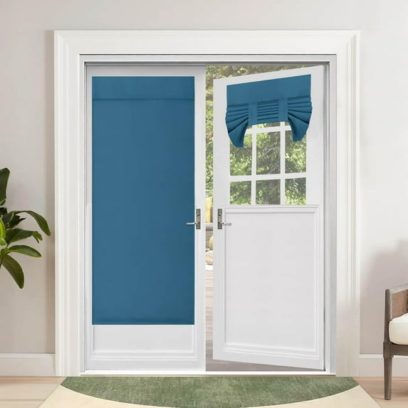 EDASCV-Blackout French Door Curtains, Privacy Thermal Insulated Tie up ...