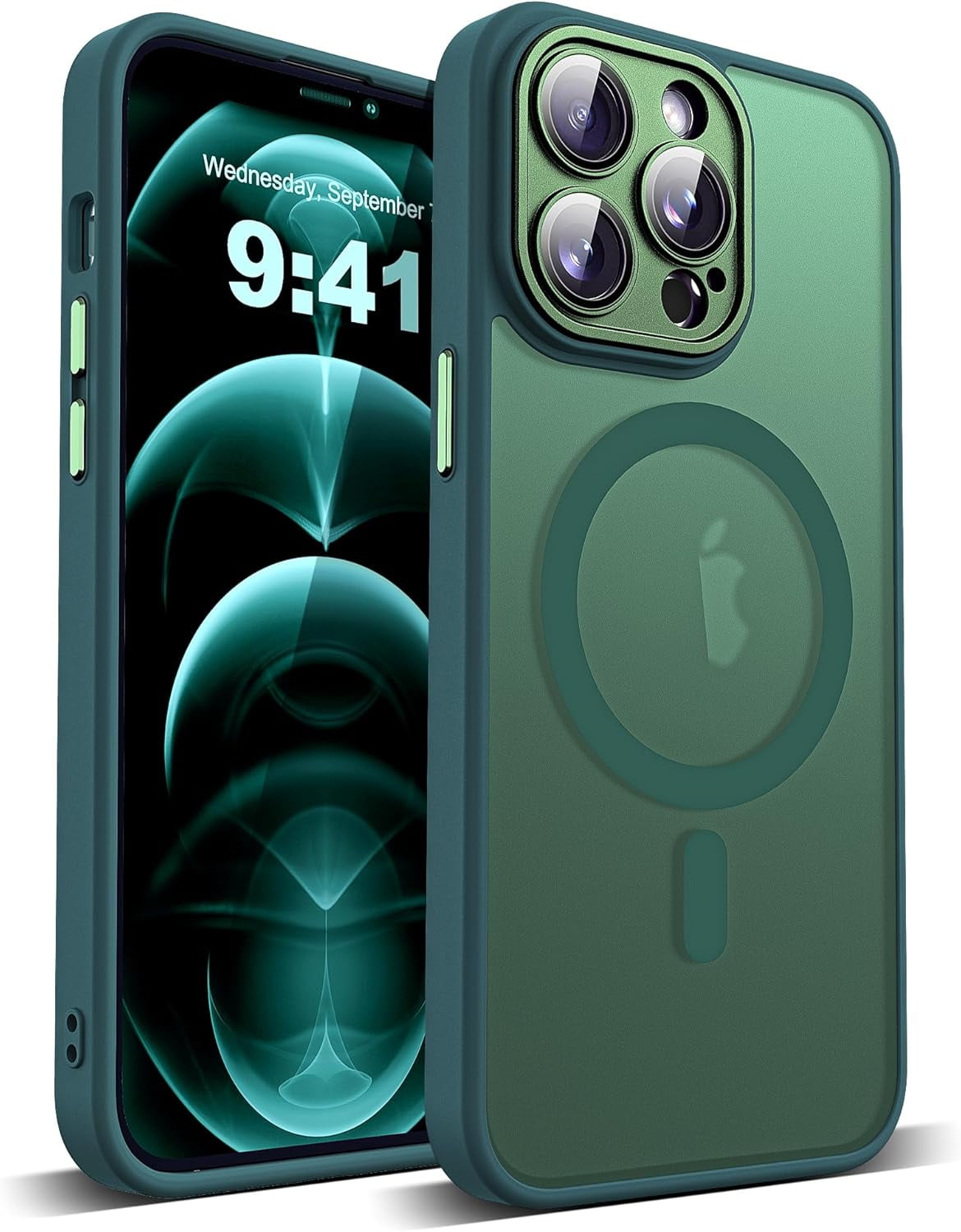 EDASCV-Compatible with iPhone 12 Pro Max Case with Built-in Camera Lens ...