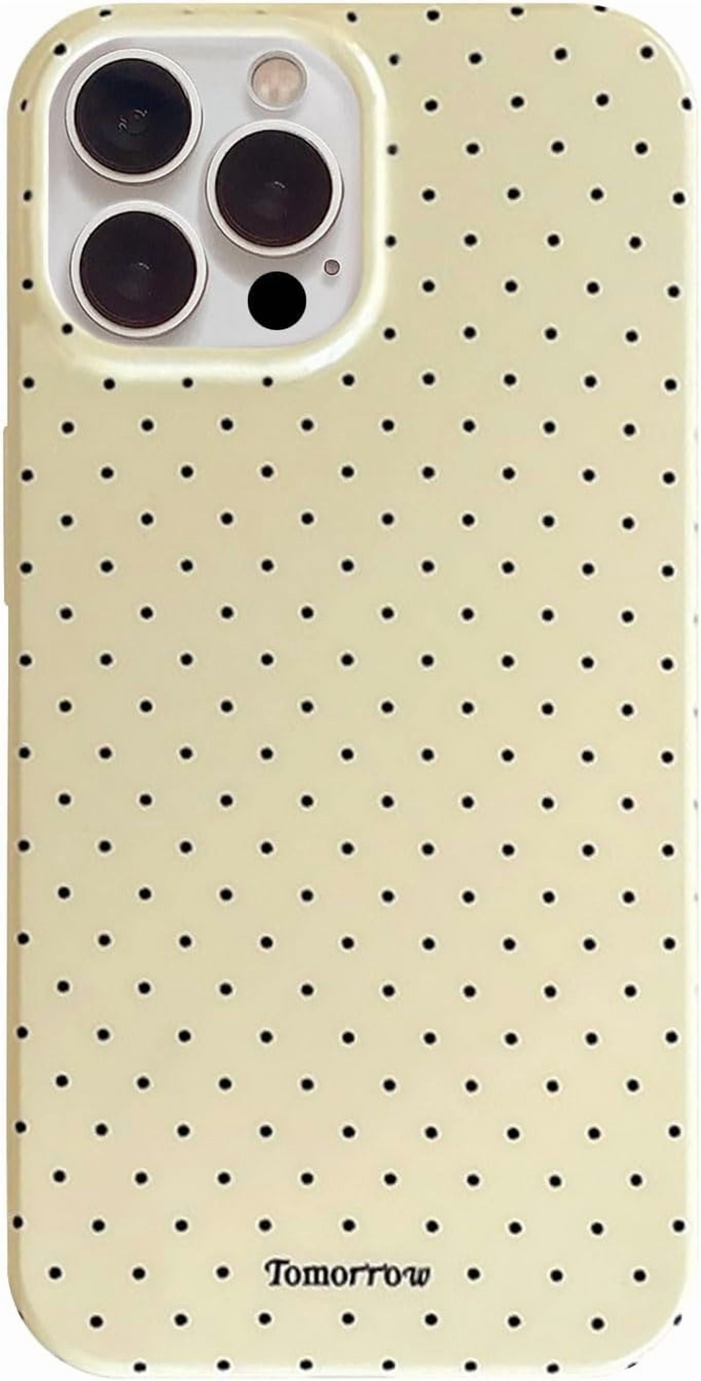 EDASCV-Compatible with iPhone 13 Pro Max Case with Cute Fashion Polka Dot Aesthetics Design ...