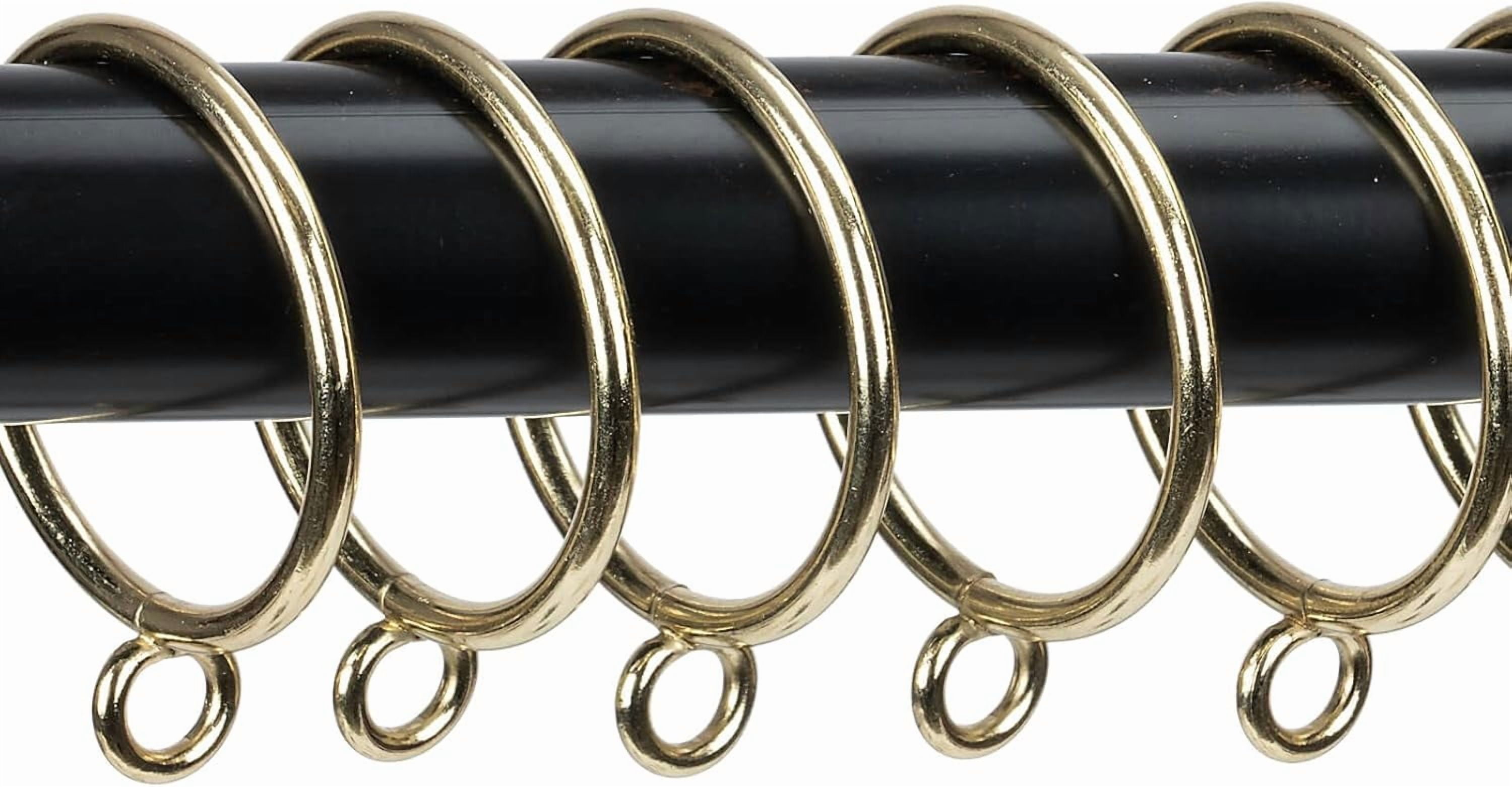 EDASCV-Curtain Rings with Eyelets Metal Eyelet Drapery Rings Inner ...