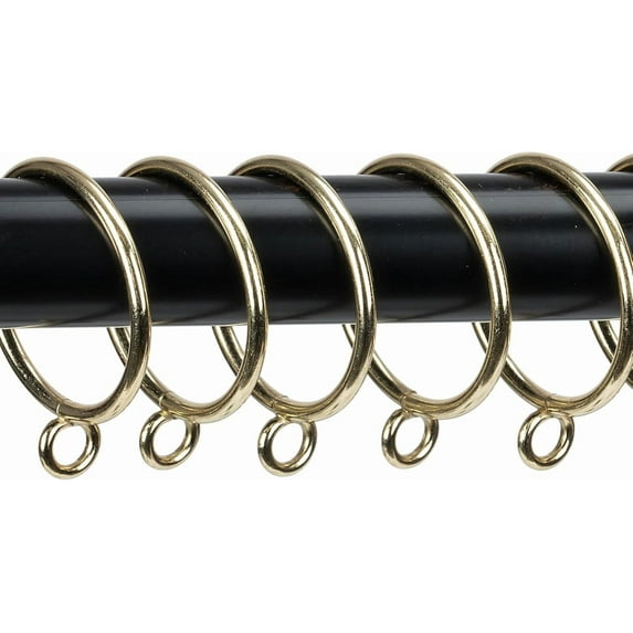 EDASCV-Curtain Rings with Eyelets Metal Eyelet Drapery Rings Inner ...