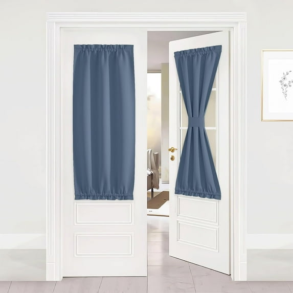 EDASCV-Door Curtain for Window, Short Curtains for Bedroom Living Room ...
