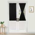 EDASCV-French Door Curtains \u2013 Rod Pocket Thermal Blackout Curtain ...