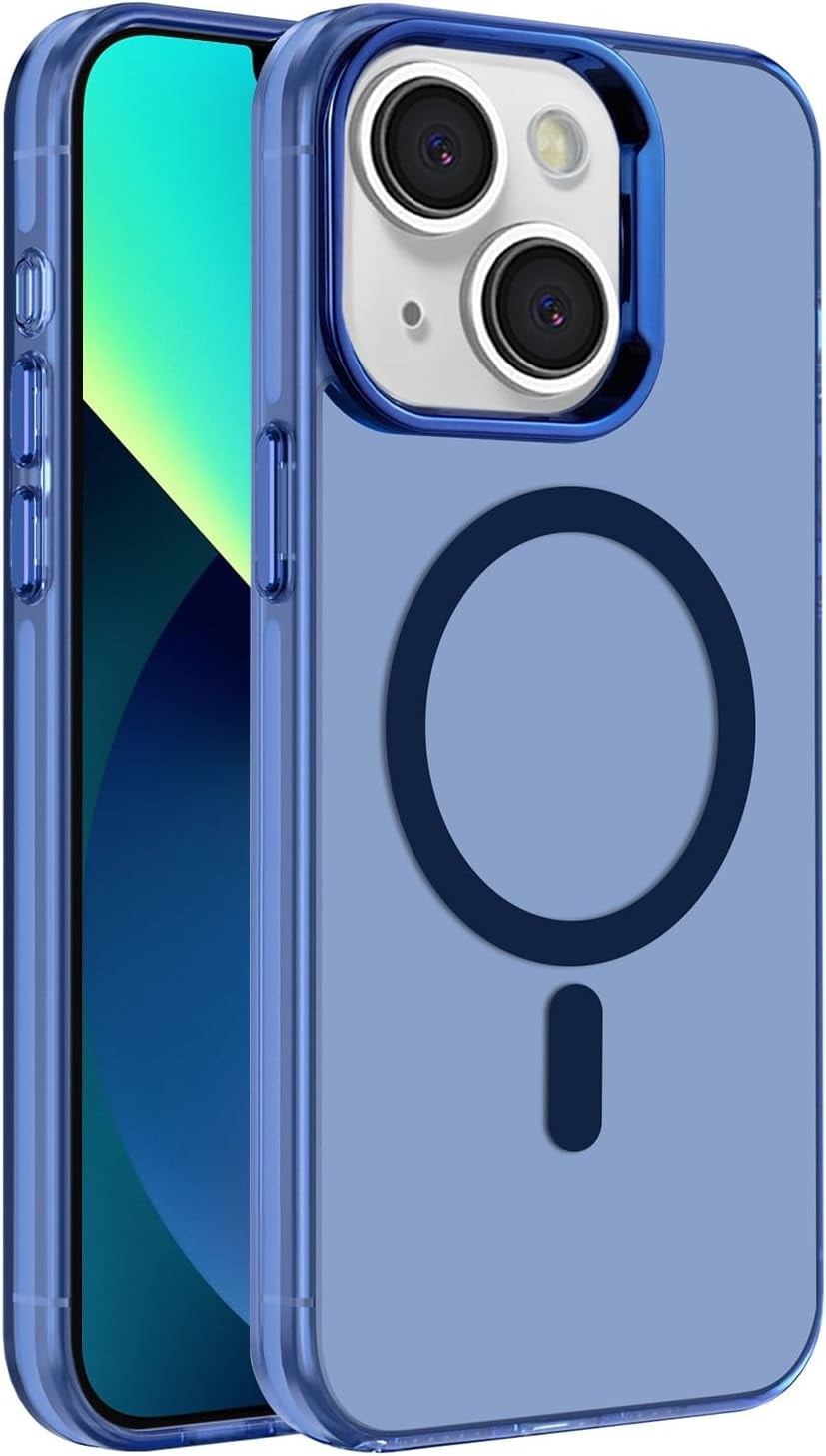 EDASCV-Magnetic Case for iPhone 13 Mini (5.4 inch) Compatible with Magsafe,[Not Yellowing] Slim ...