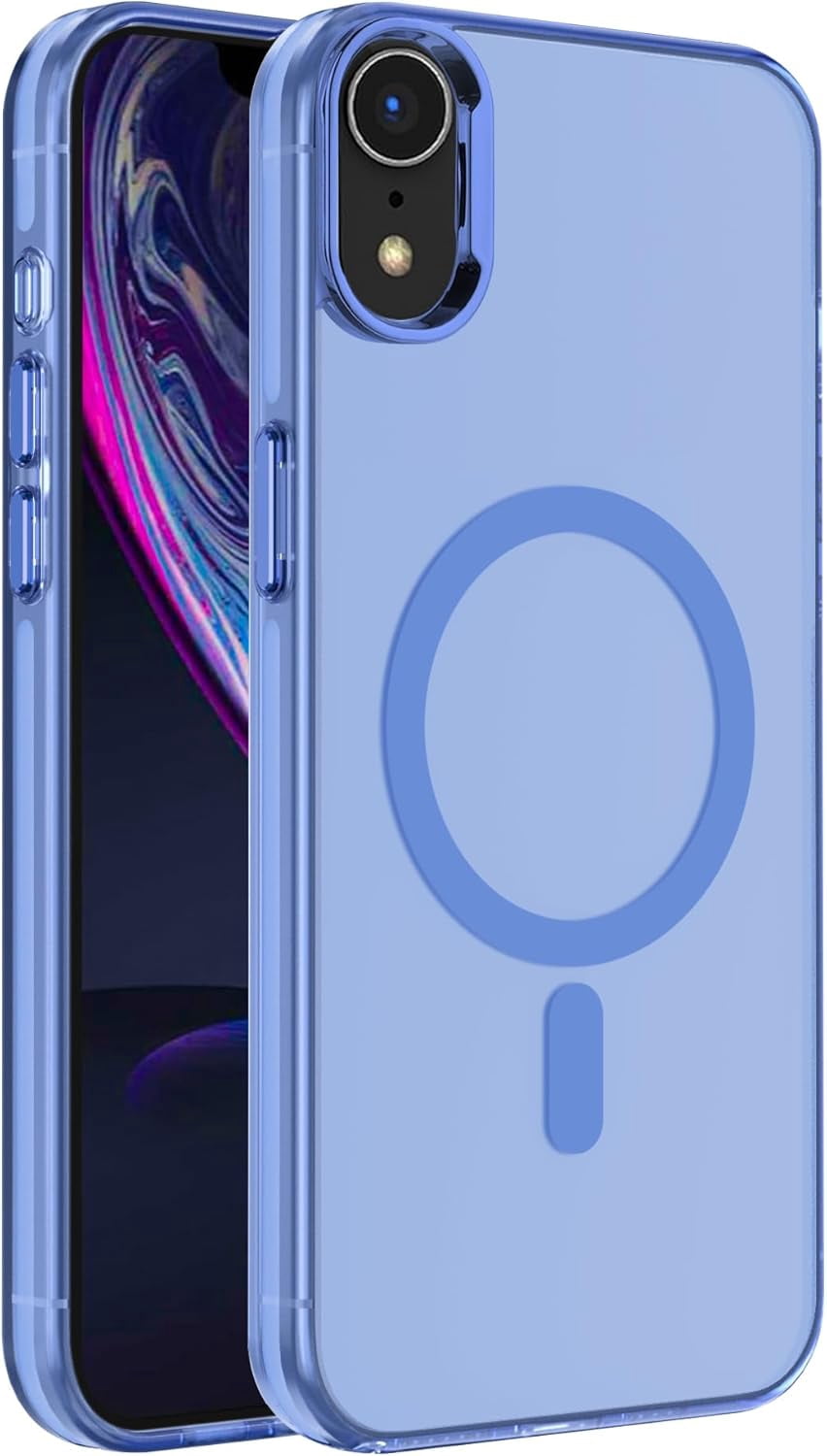 EDASCV-Magnetic Case for iPhone XR Blue | (6.1 inch), Compatible with ...
