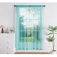 EDASCV-Sheer Curtain 108 Inches Long,Light Window Drapery Soft Airy ...