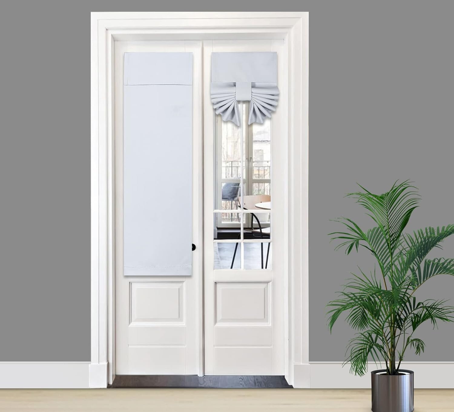 EDASCV-Side Door Curtain 2 Panels,Thermal Insulated Privacy Tie up ...