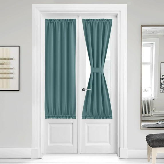 EDASCV-Sidelight Door Curtains - Thermal Insulated Blackout Front ...