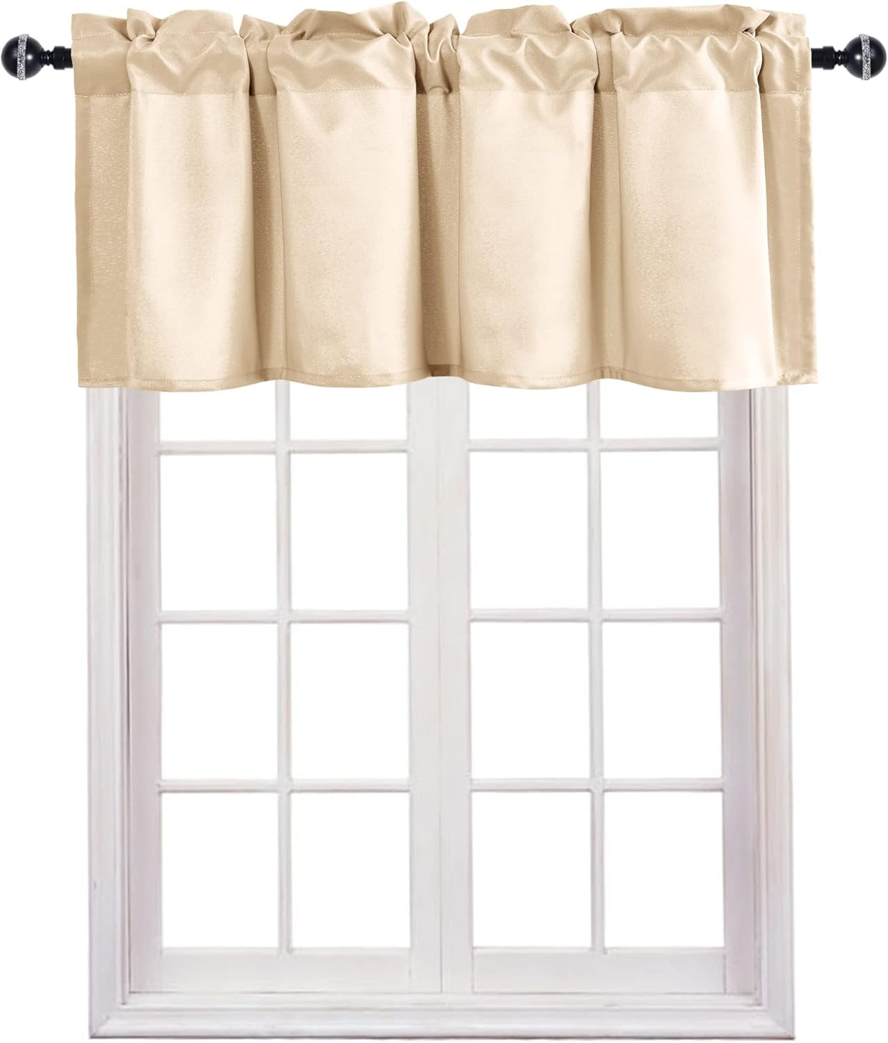 EDASCV-Valance Curtains for Kitchen Window Valances for Living Room ...