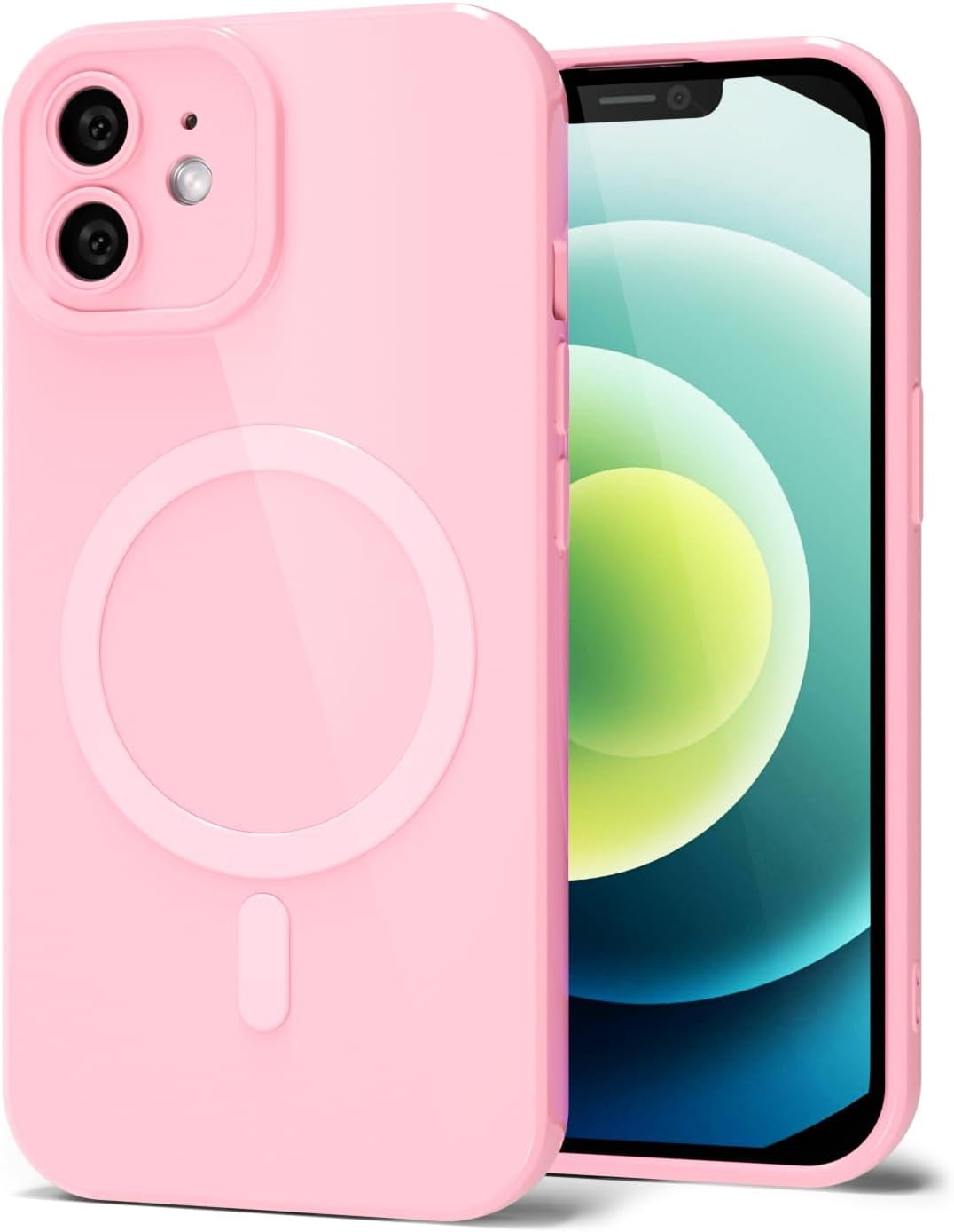 EDASCV-for iPhone 12 Phone Case Silicone Magnetic, Compatible with ...