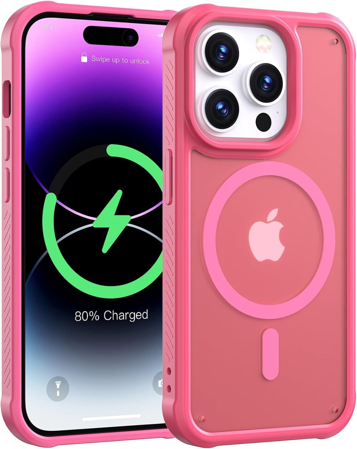 EDASCV-for iPhone 14 Pro Max Case,Slim Fit & Tough Matte Translucent ...