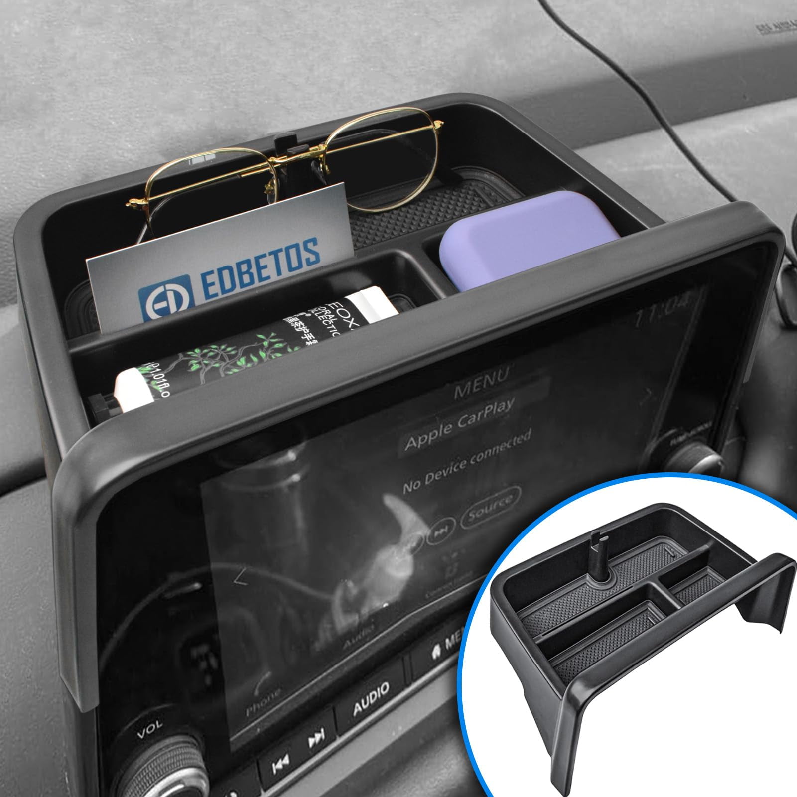 EDBETOS Center Console Dashboard Organizer Compatible with Nissan Rogue ...