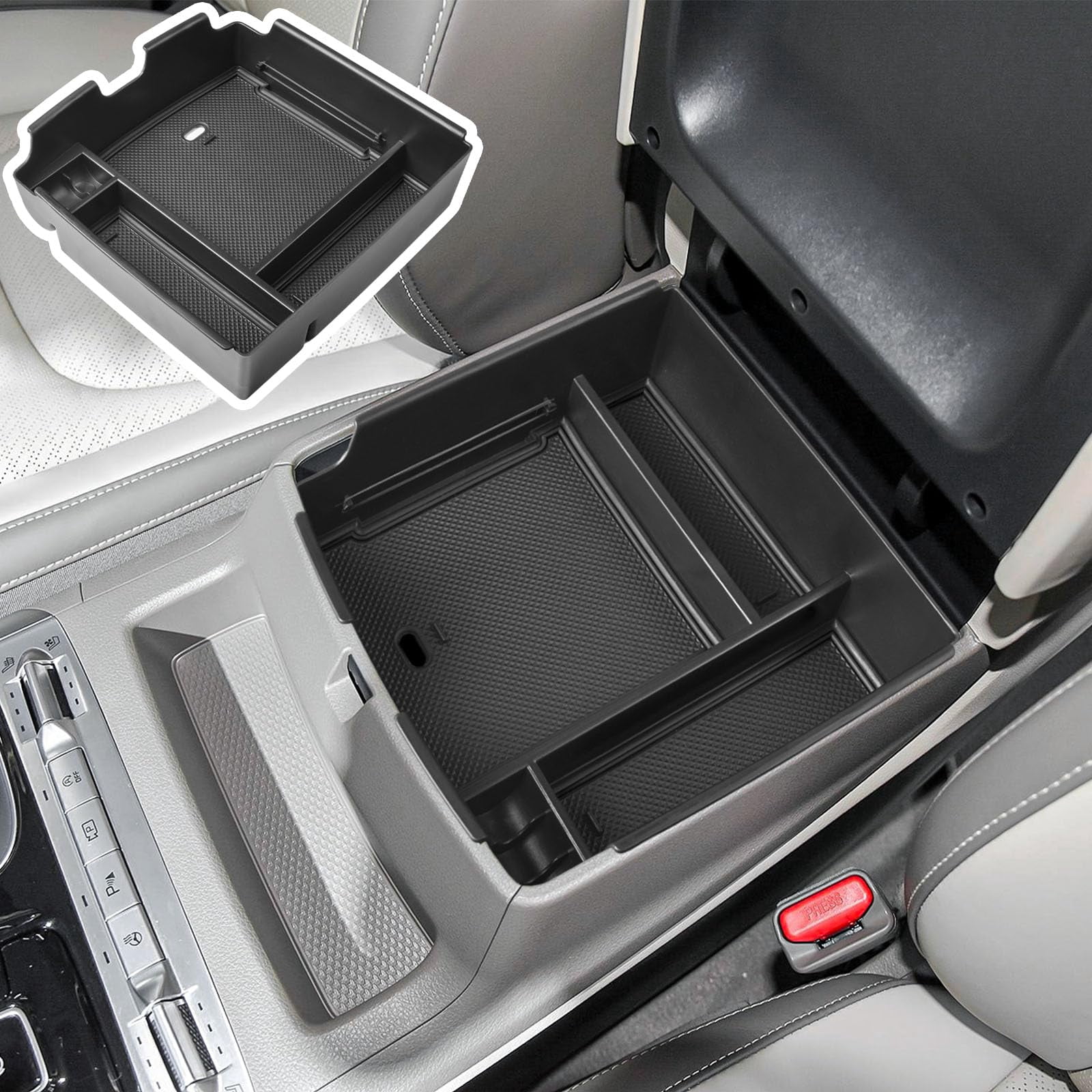 EDBETOS Center Console Organizer Tray Compatible with Kia Carnival KA4 ...