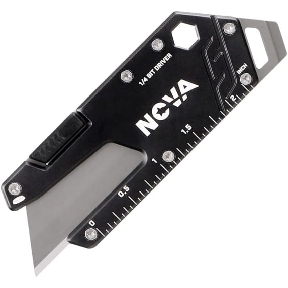 EDC Card Pocket Utility Knife for Cutting, Retractable Box Cutter with ...