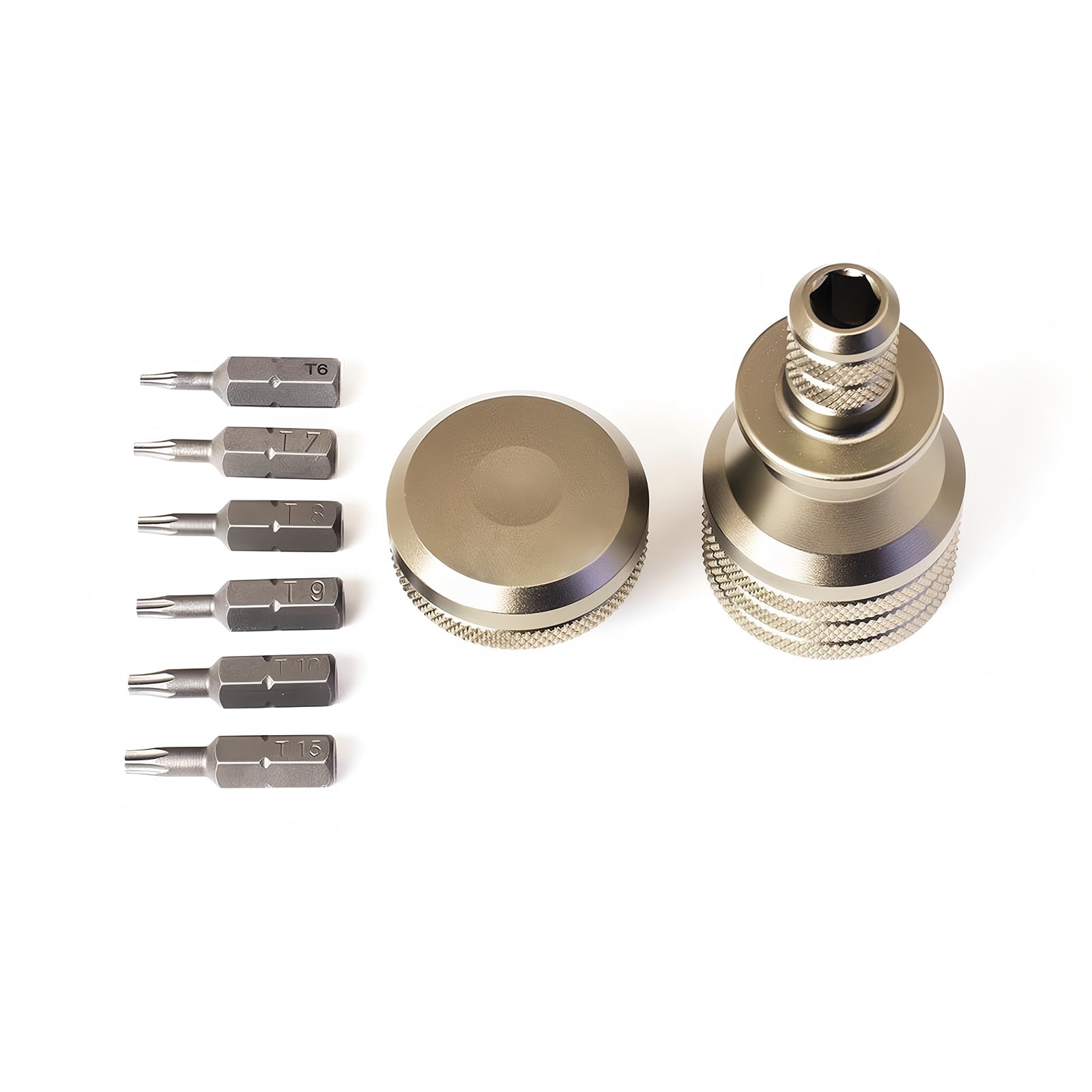 EDC Compact Screwdriver Kit, 3.24'' Aluminum Handle with 6 Precision ...