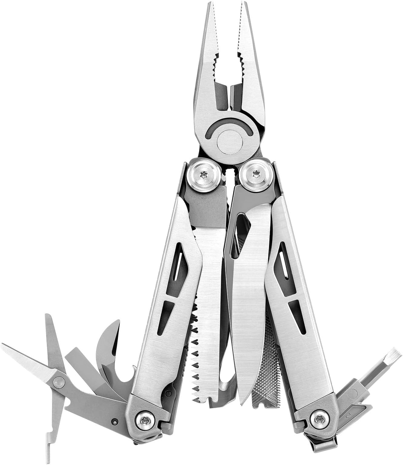 EDC Multitool, 21-in-1 Heavy-duty Stainless Steel Finish Multi Tool ...