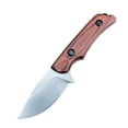 EDC Small Fixed Blade Knife with Leather Sheath,Full Tang Knife 2.56 ...
