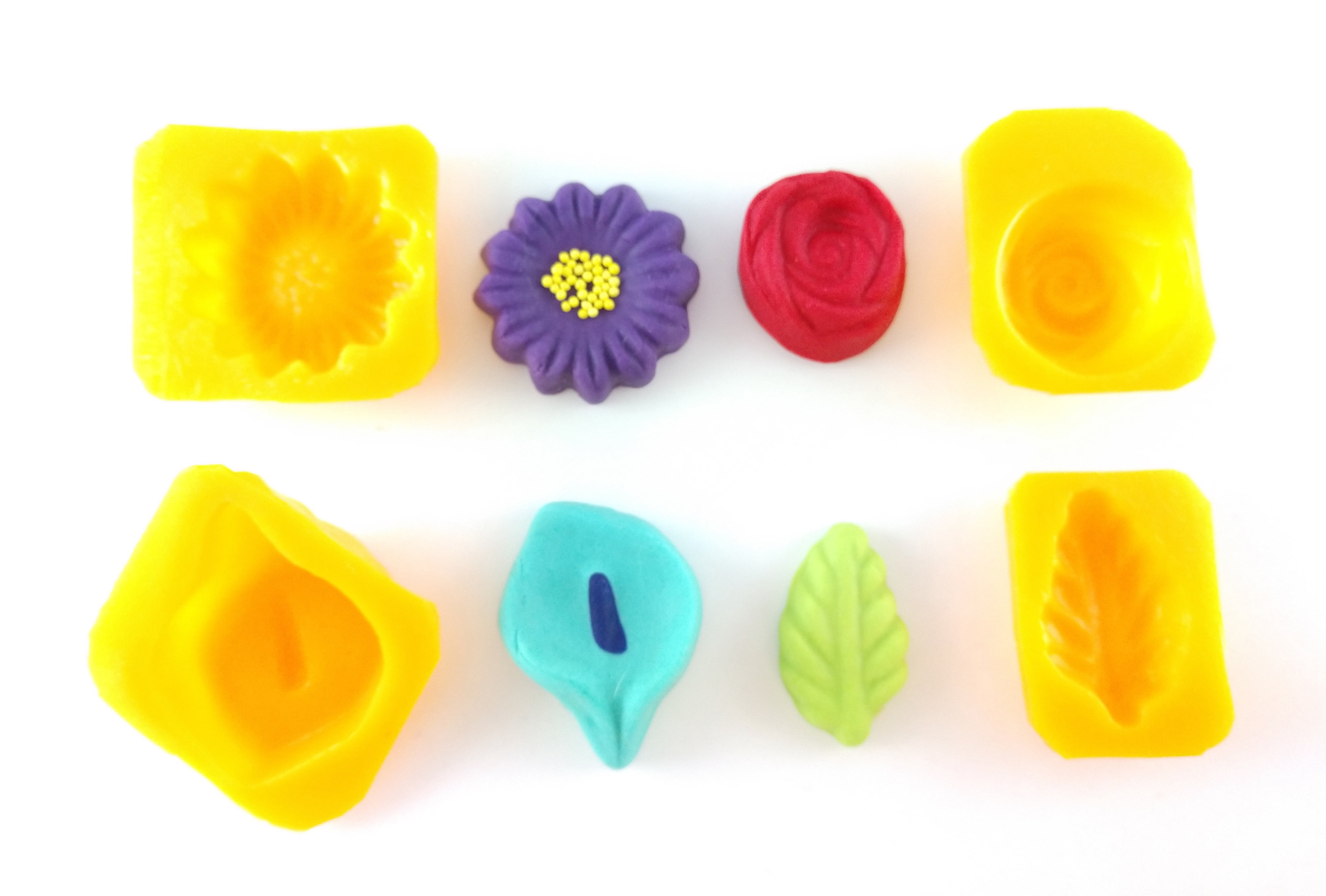 EDELAINE'S Assortment 2 Set 4 Cavity Silicone Molds for Cream Cheese ...